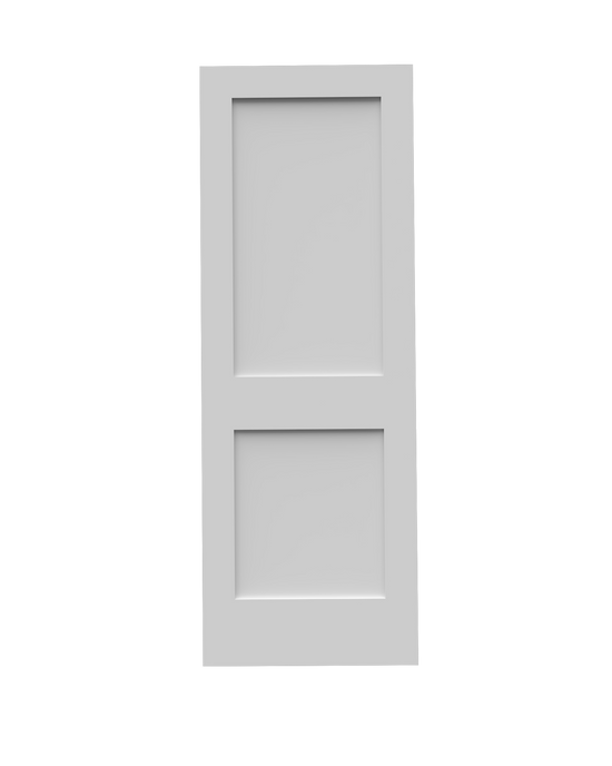 2 Panel Flat Shaker Primed 7'-0" (84")