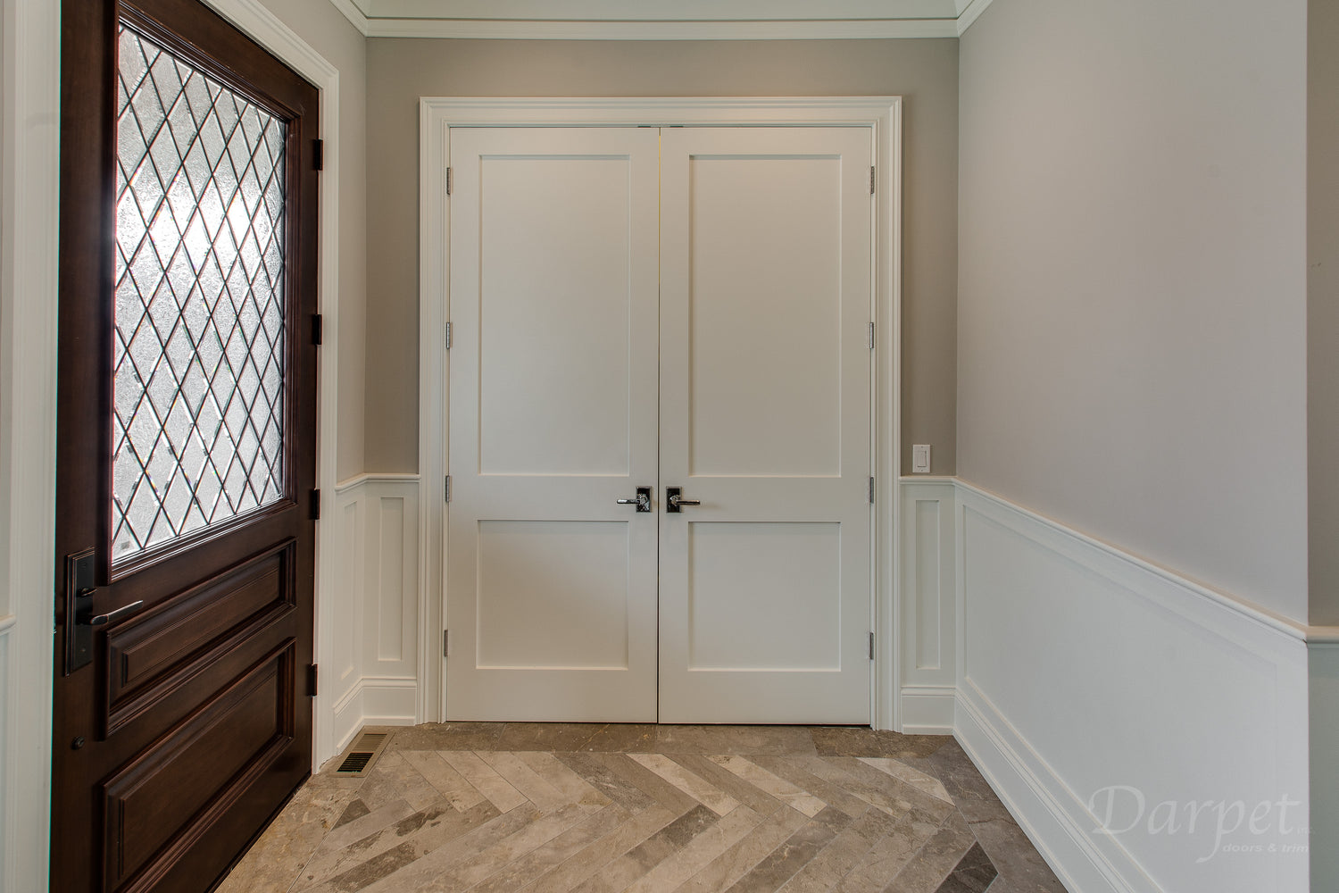 2 Panel Flat Shaker Primed 8'-0" (96")