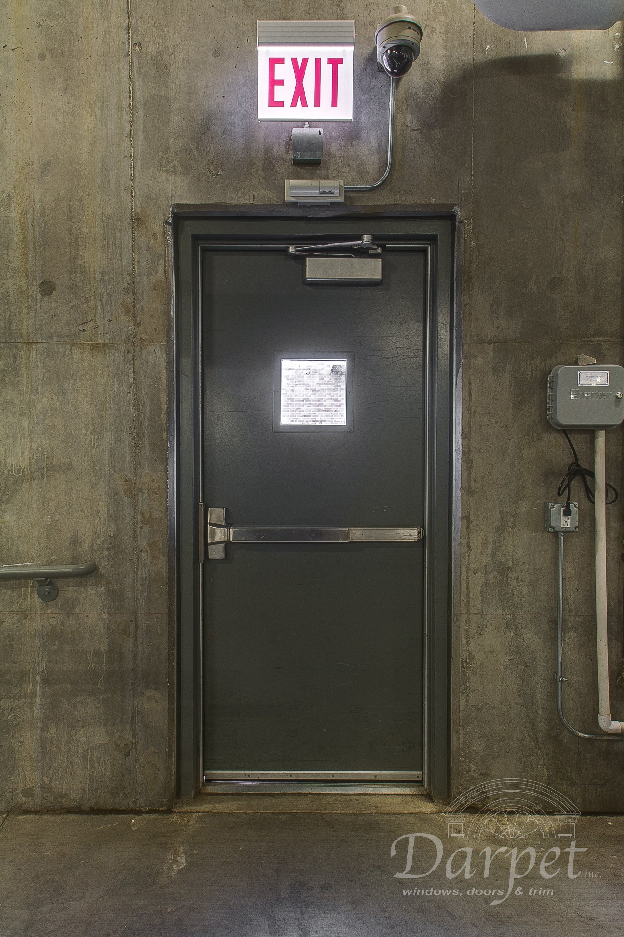 Hollow Metal Door with Vision Lite