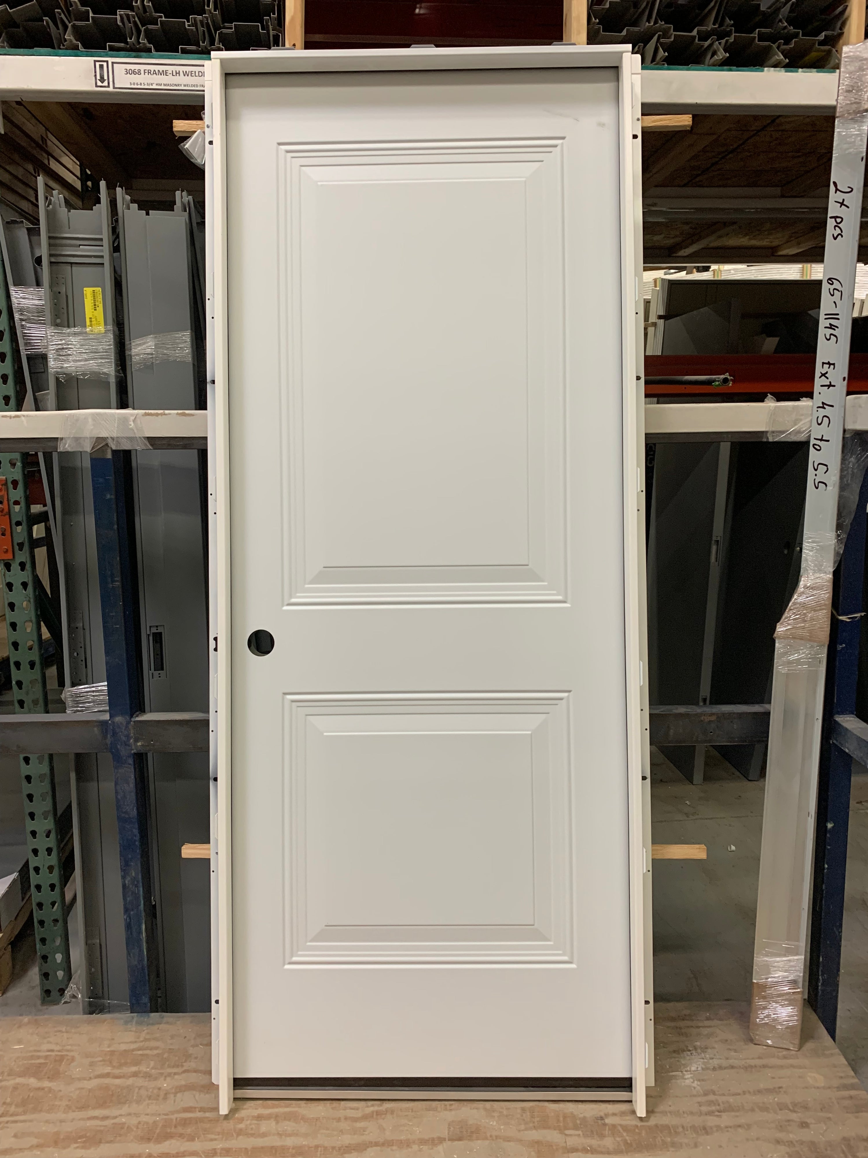 2 Panel Square Steel Doors