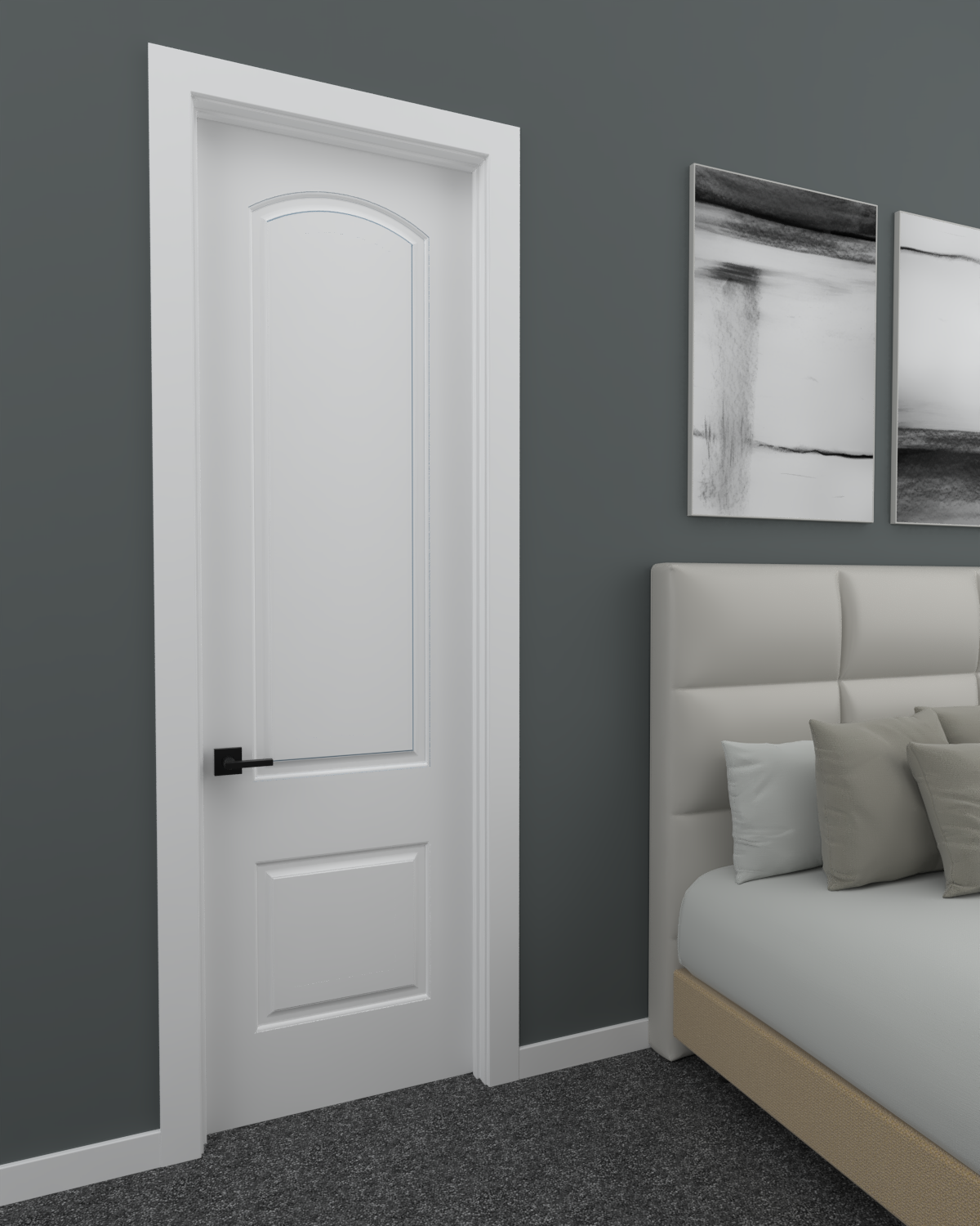 D2180 Carved Interior Door